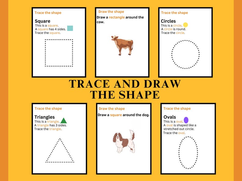Preschool + Kindergarten Learning Bundle| Printable Activity Worksheets ...