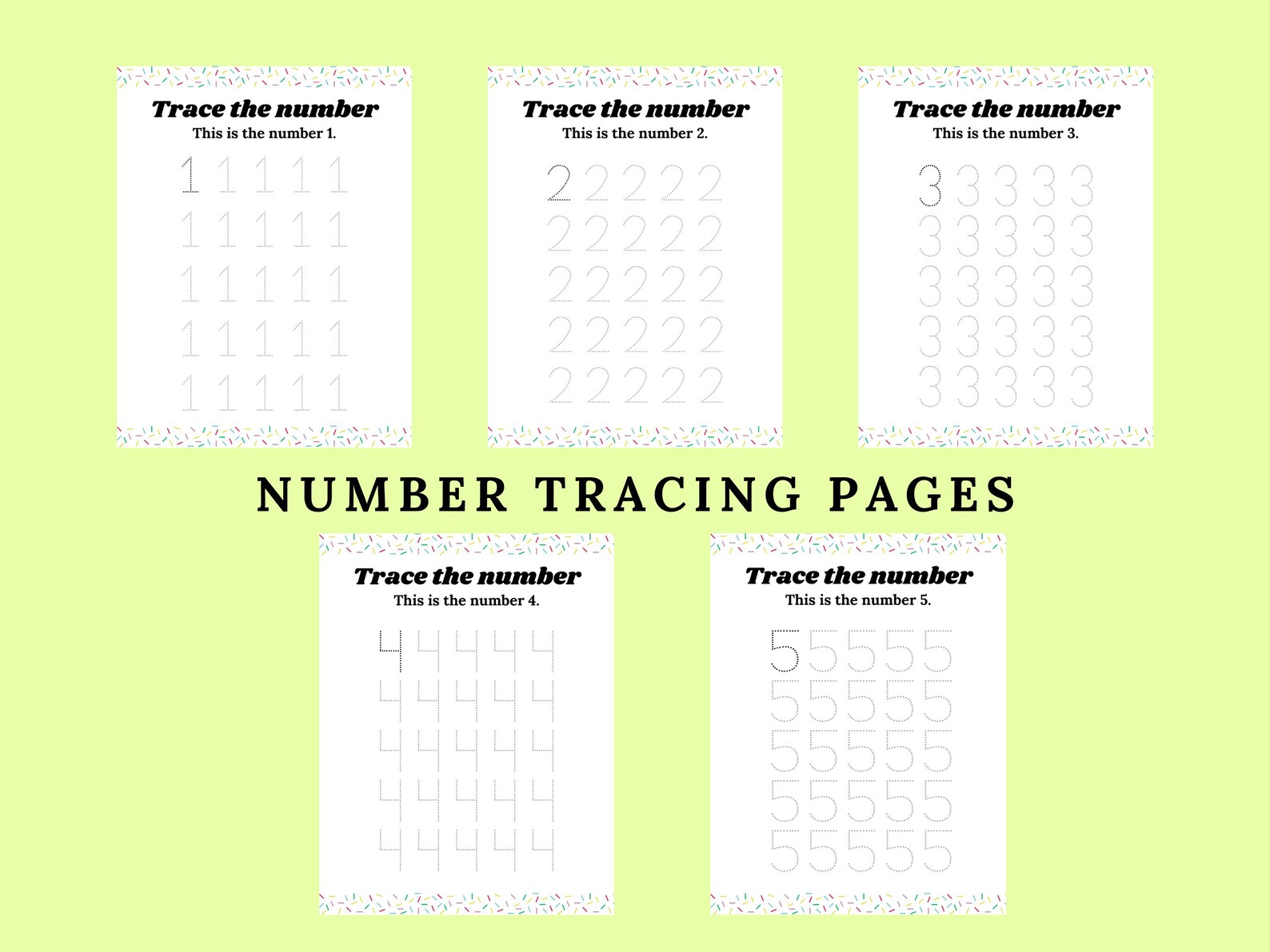 Preschool + Kindergarten Learning Worksheets |follow the Shapes | Trace ...