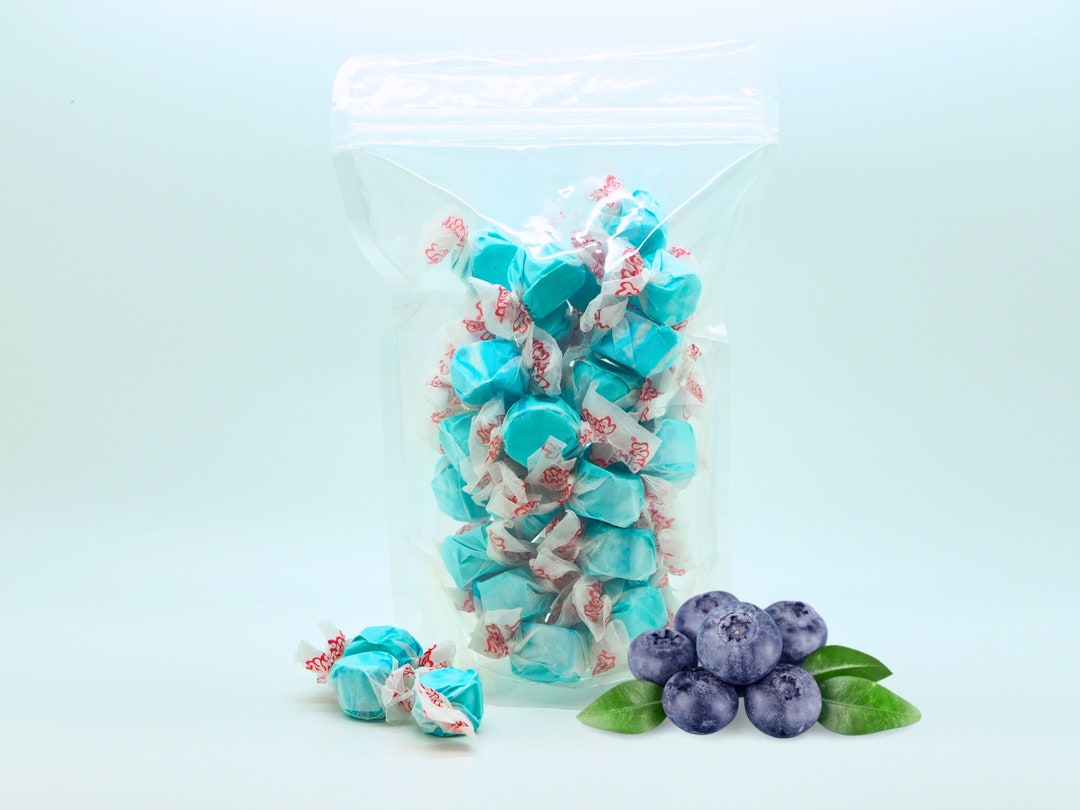 Salt Water Taffy Blueberry Cream Flavor 1/2 LB - Etsy