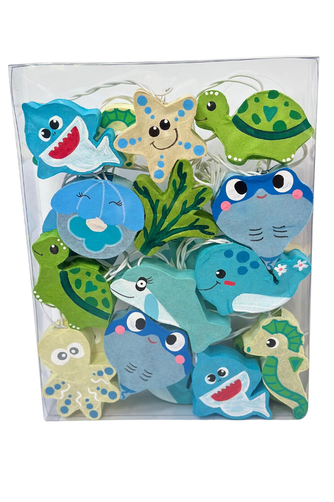 Room Decor, Sea Creatures Design Hand-painted Fairy Lights - Etsy