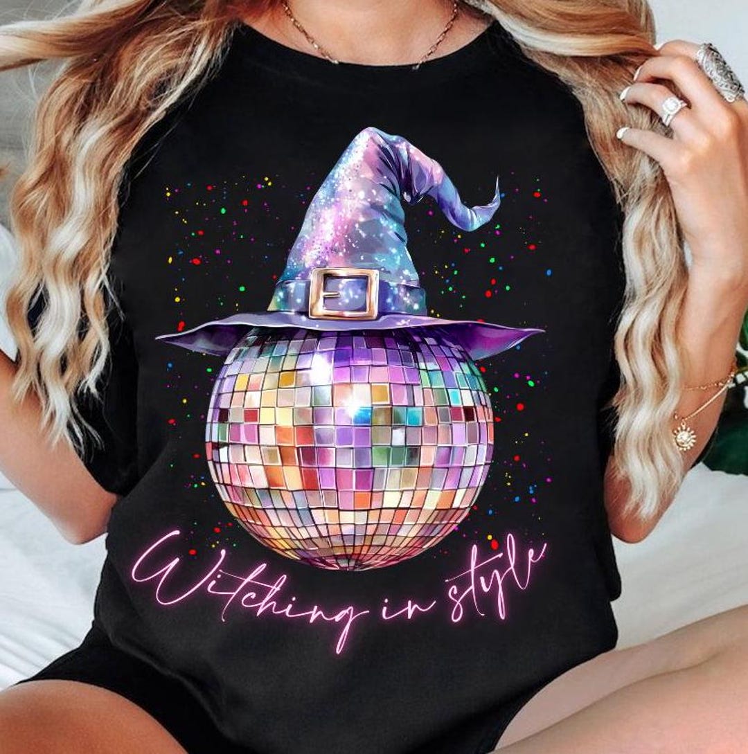 Disco Witch Hat Png, Fall Png, Trendy Fall Design, Fall Design ...