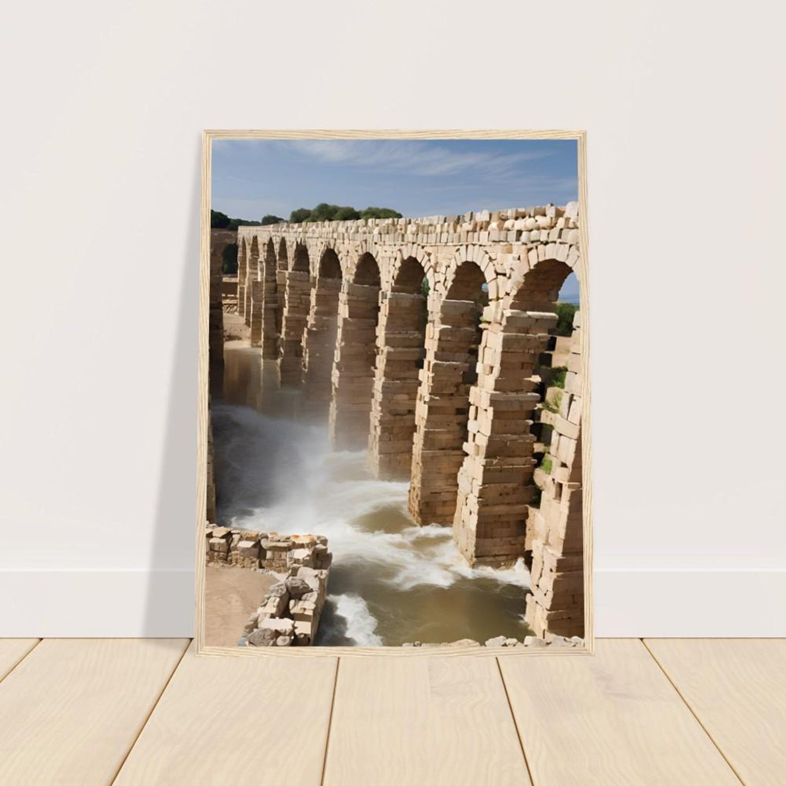 Mythical Roman Empire Premium Wooden Framed Wall Art, History, Mystical ...