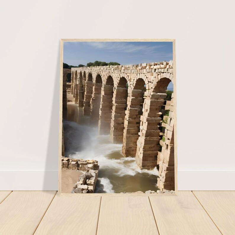 Mythical Roman Empire Premium Wooden Framed Wall Art, History, Mystical ...