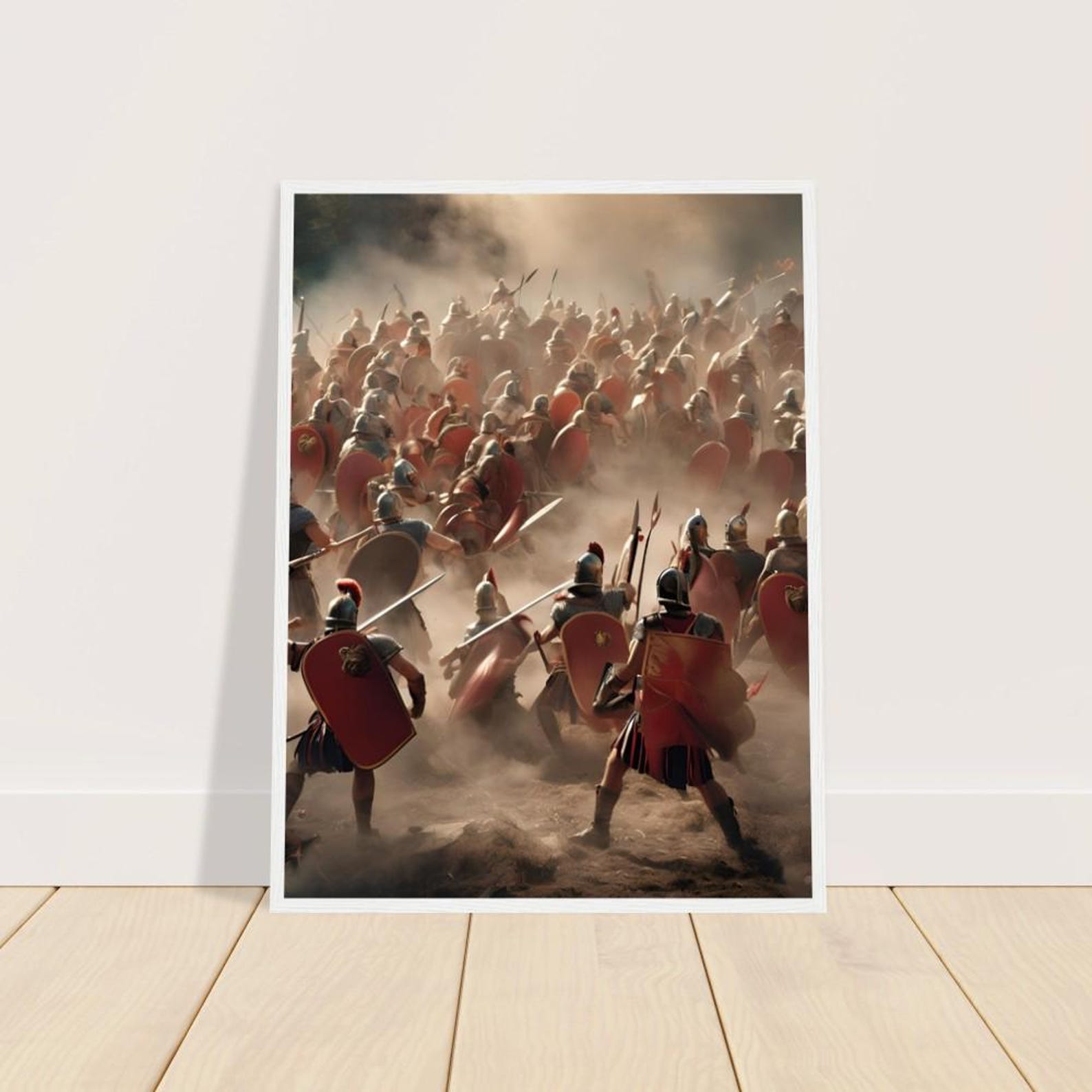 Mythical Roman Empire Premium Wooden Framed Wall Art, History, Mystical ...