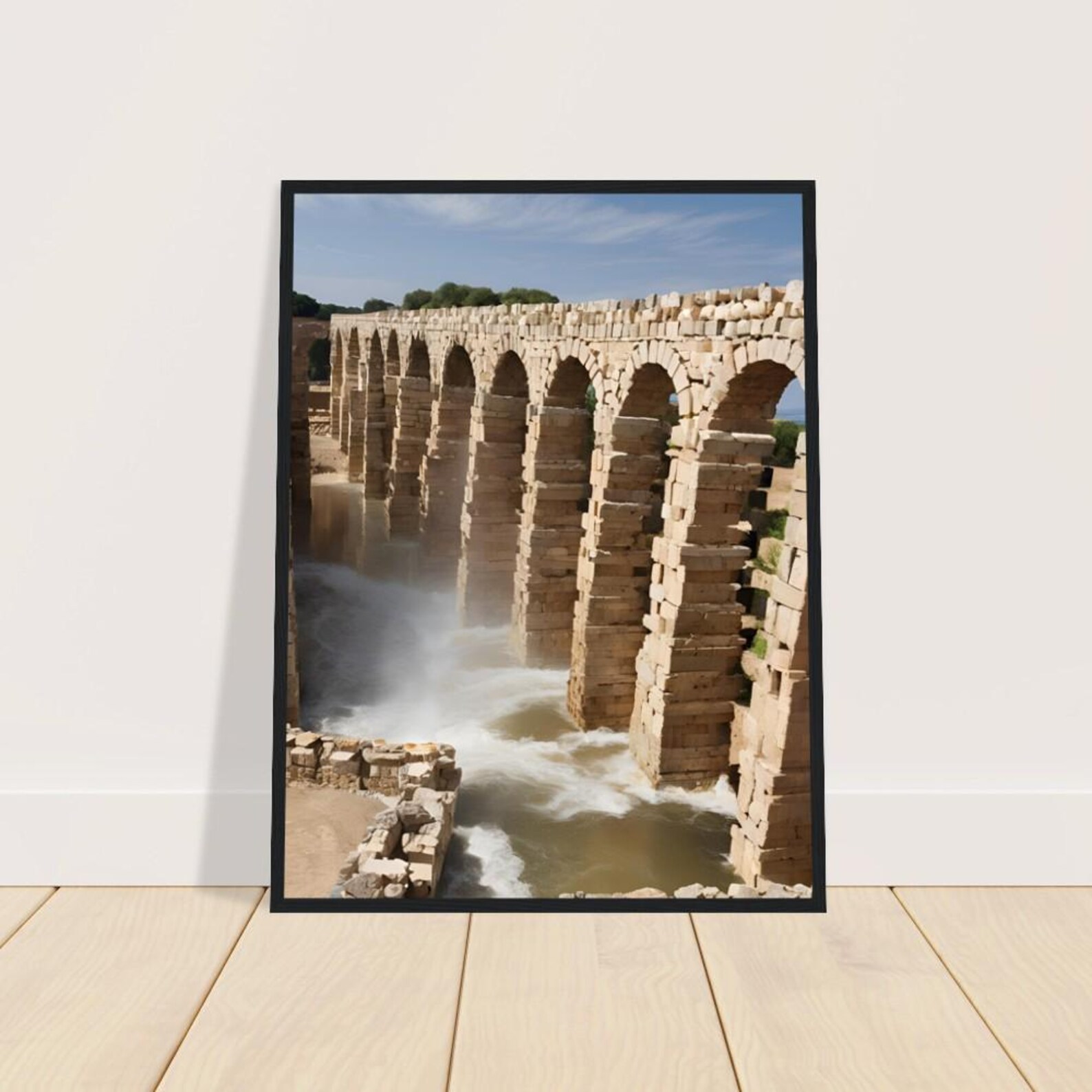 Mythical Roman Empire Premium Wooden Framed Wall Art, History, Mystical ...