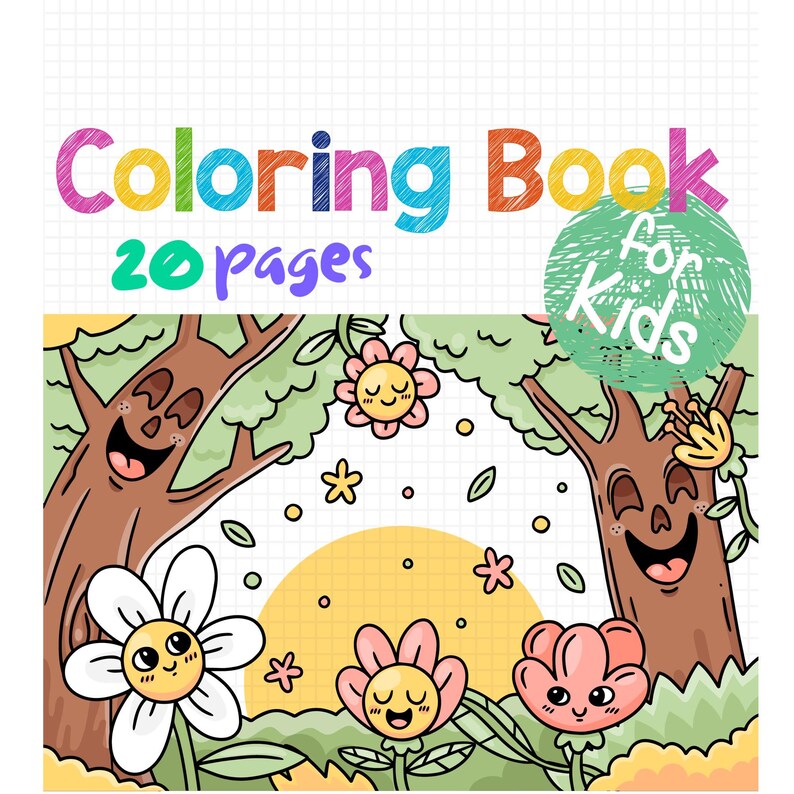 Cute Coloring Pages, Printable, Fun, Cute - Etsy