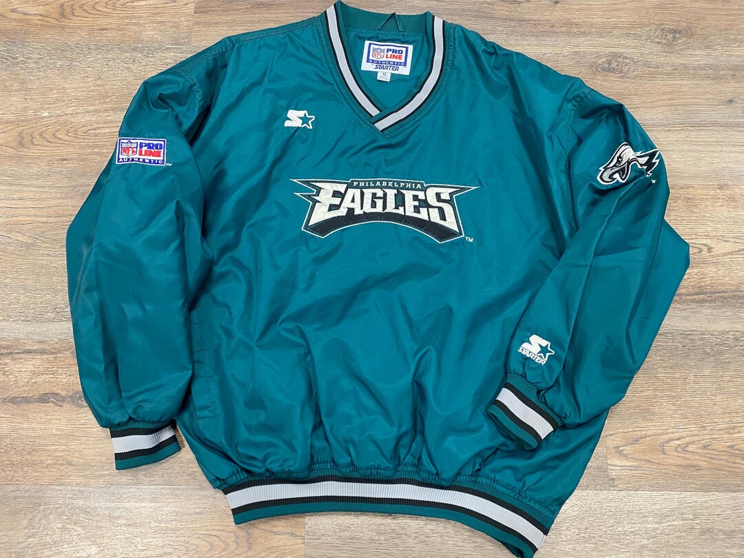 1996 Philadelphia Eagles Starter NFL Pullover Windbreaker Jacket ...