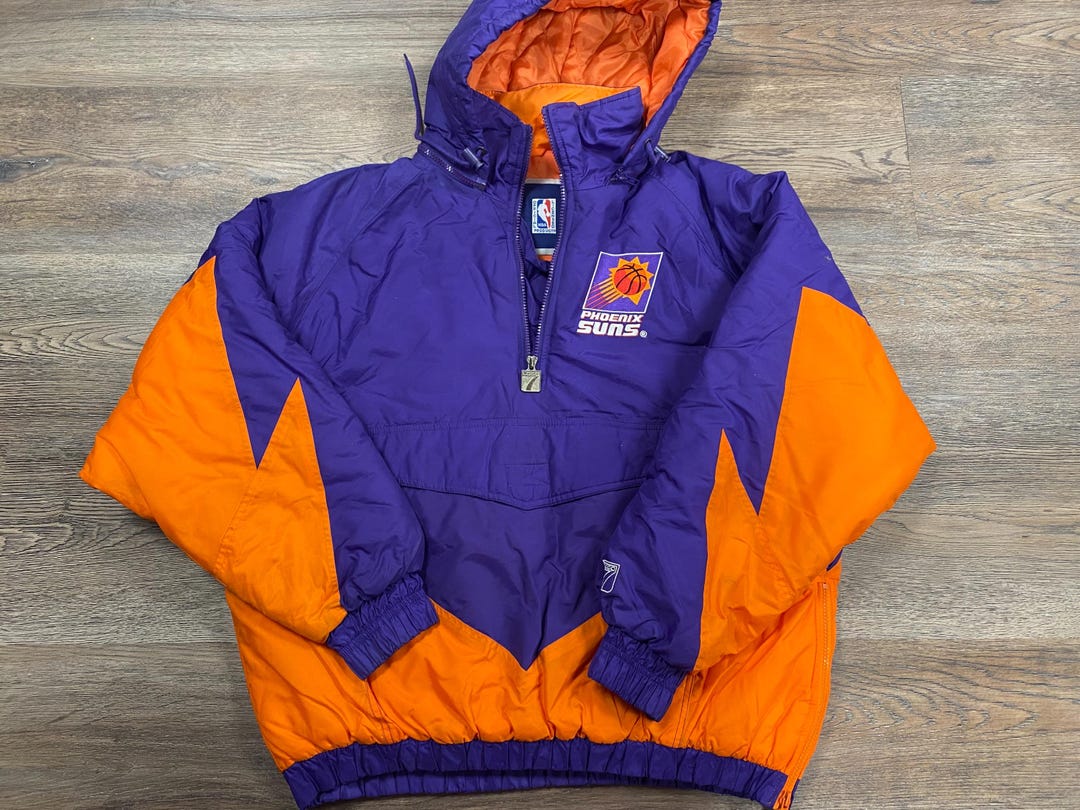 Vintage Phoenix Suns Puffer Jacket: 90s NBA, Size Large - Etsy