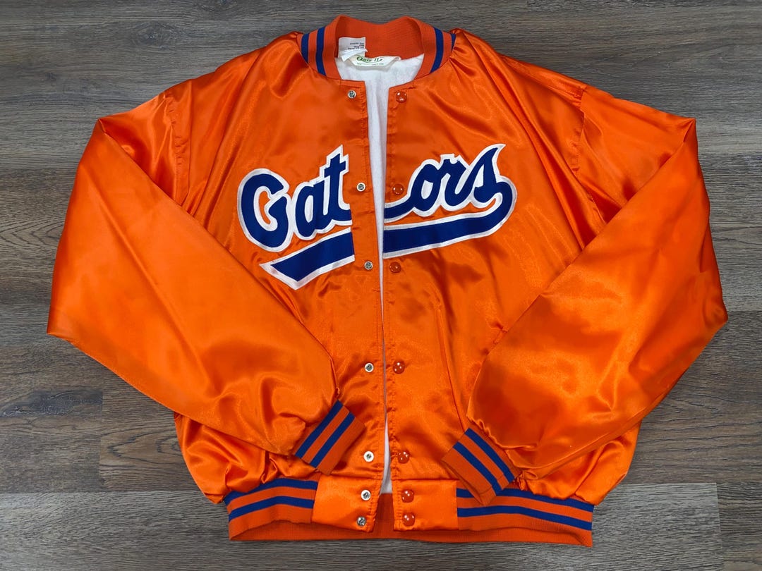 Vintage Florida Gators Jacket, Vintage Gators Satin Jacket, Rare Satin ...