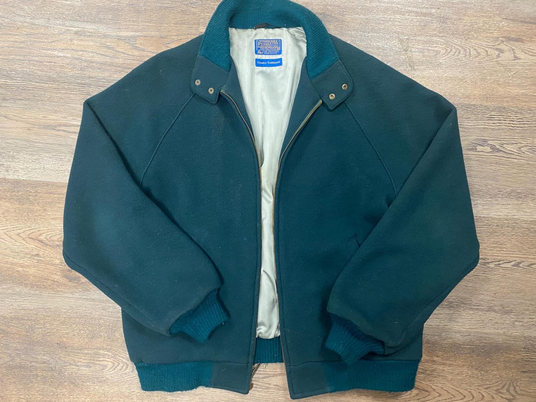 Vintage Pendleton Bomber Jacket, Size Medium - Etsy