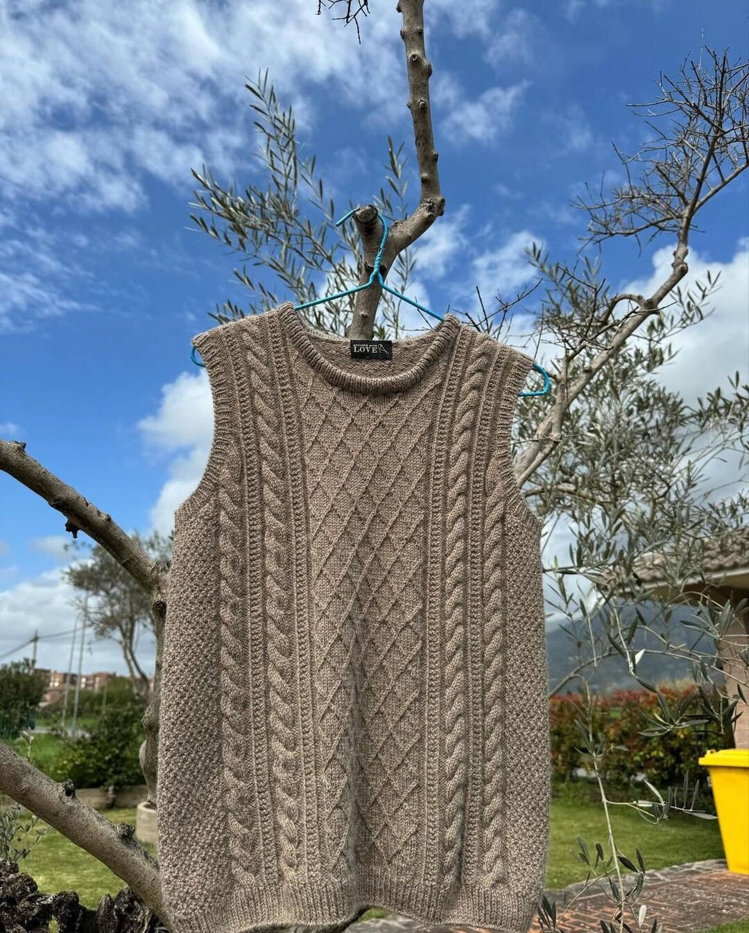 Moby Knit Slipover - 100% Handmade With Wool Yarn - Etsy