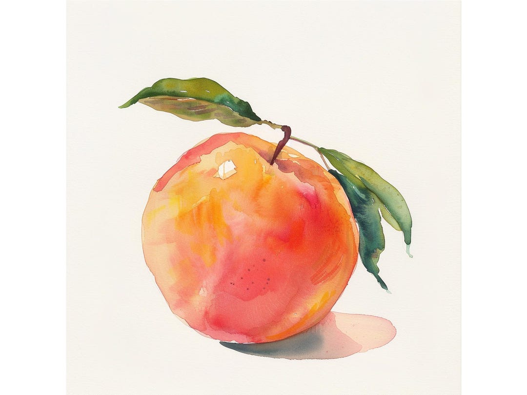 Watercolor Apple Clipart Set PNG Instant Download - Etsy