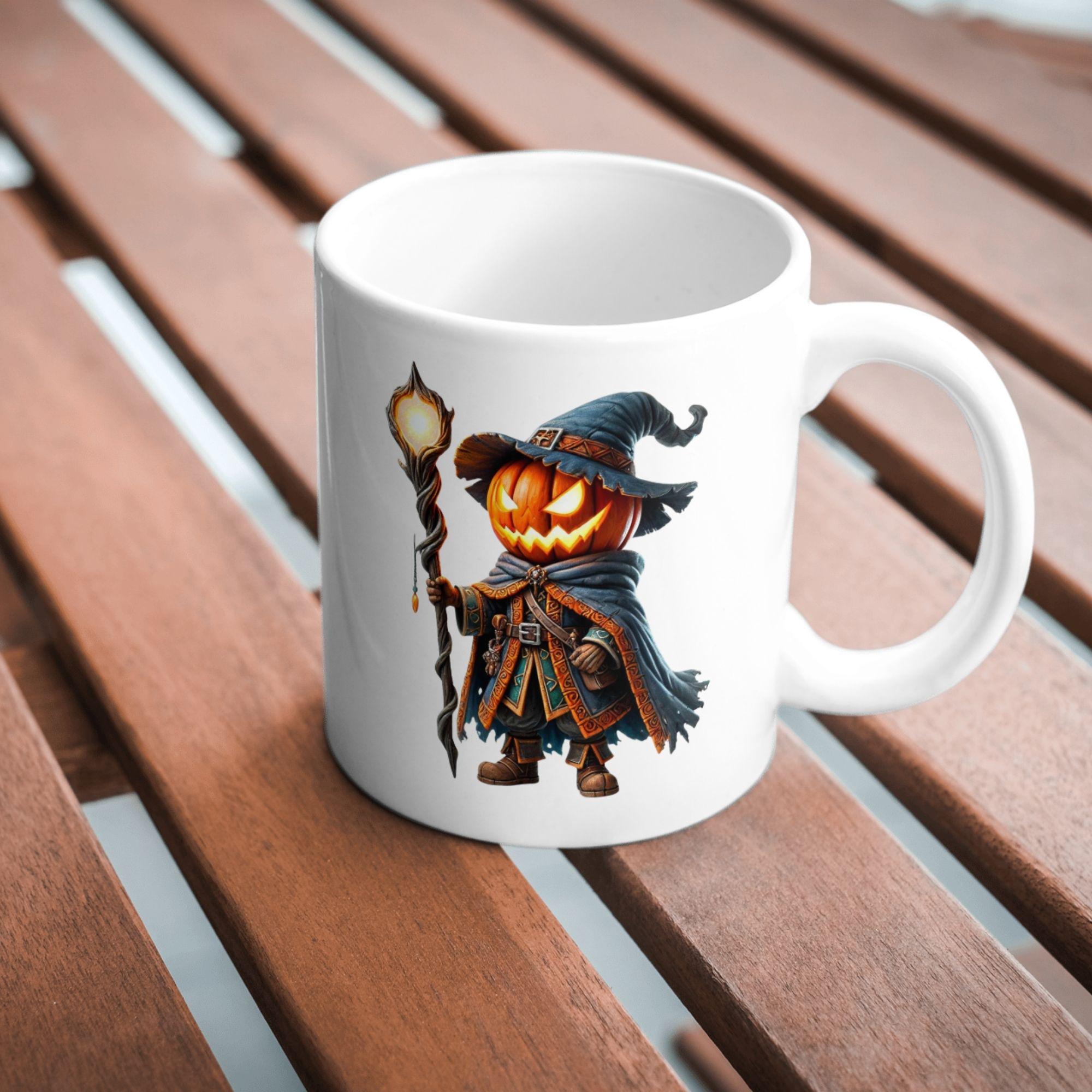 Halloween Pumpkin Wizard Clipart Bundle Magical Jack O Lantern ...