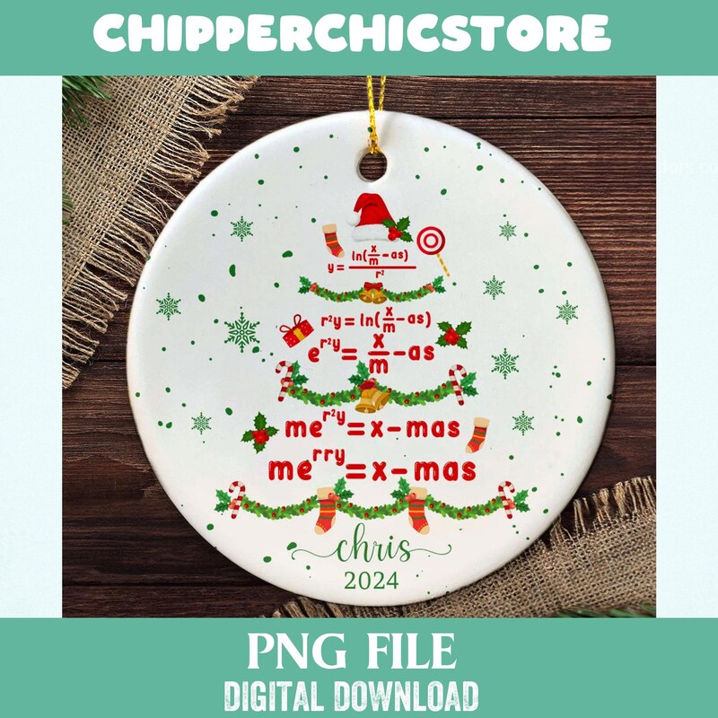 Math Themed Ornaments - Etsy