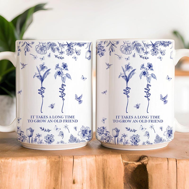 Grow Old Friend Mug - Etsy