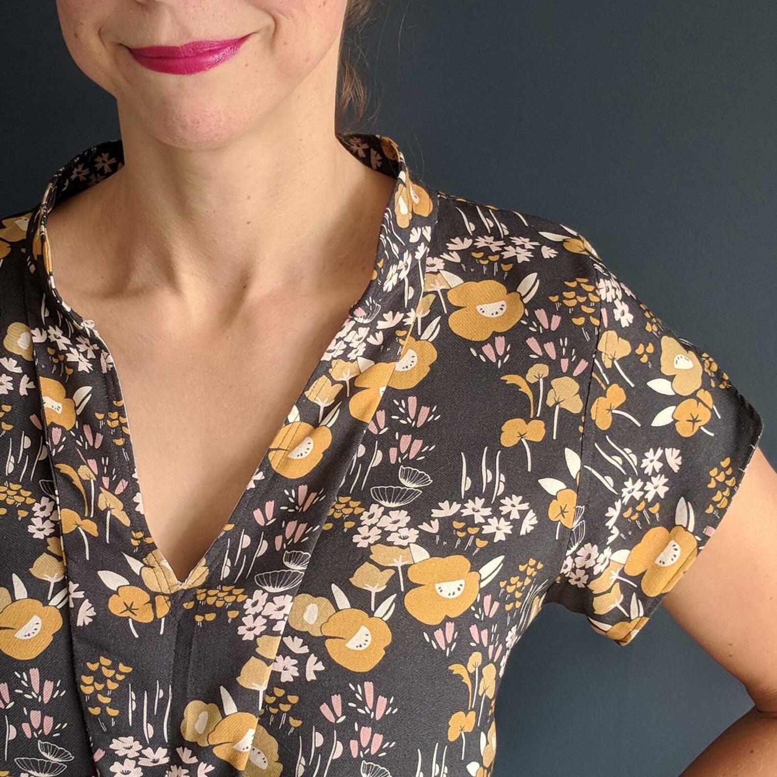 Evelyn Blouse Sewing Pattern (PDF) - Etsy