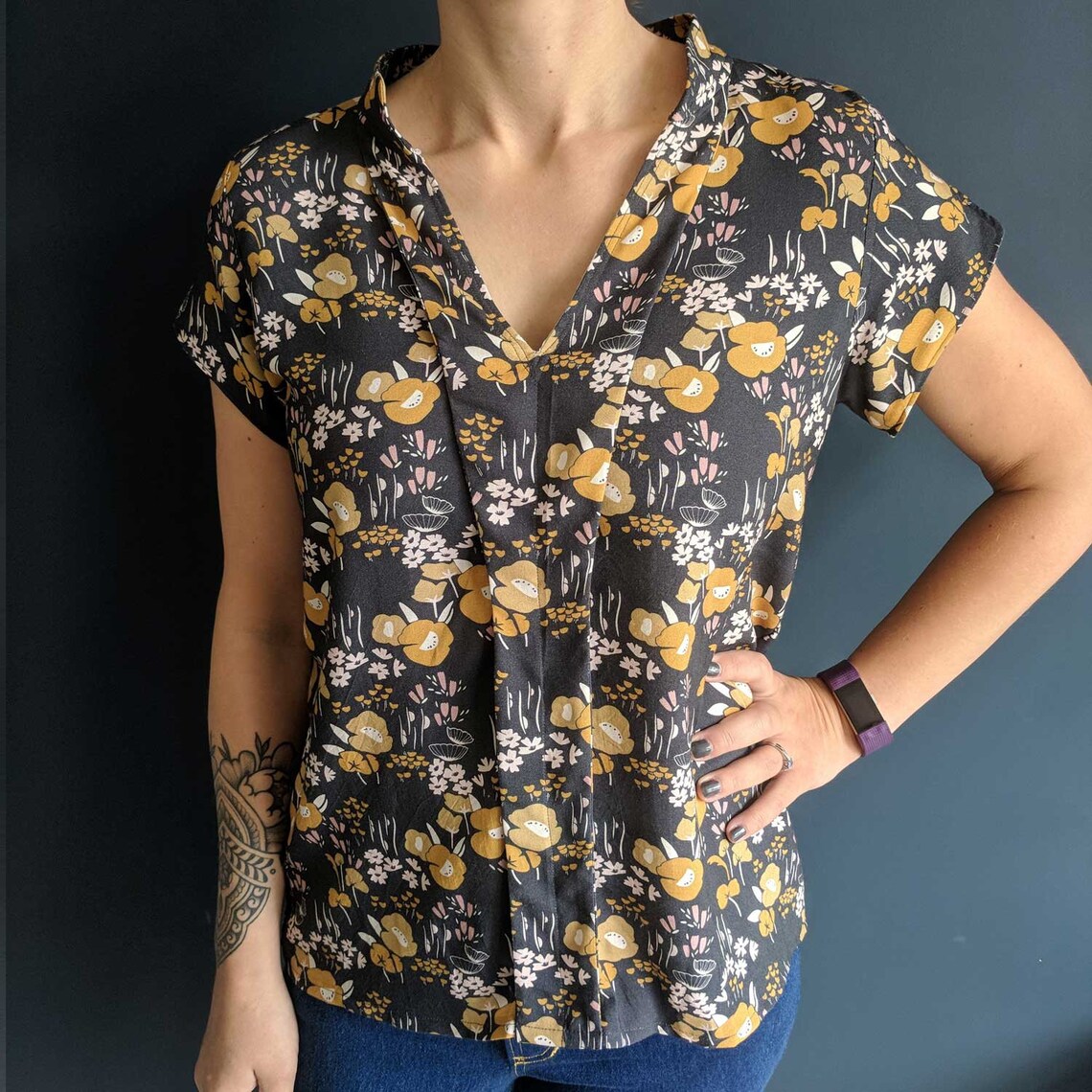 Evelyn Blouse Sewing Pattern (PDF) - Etsy