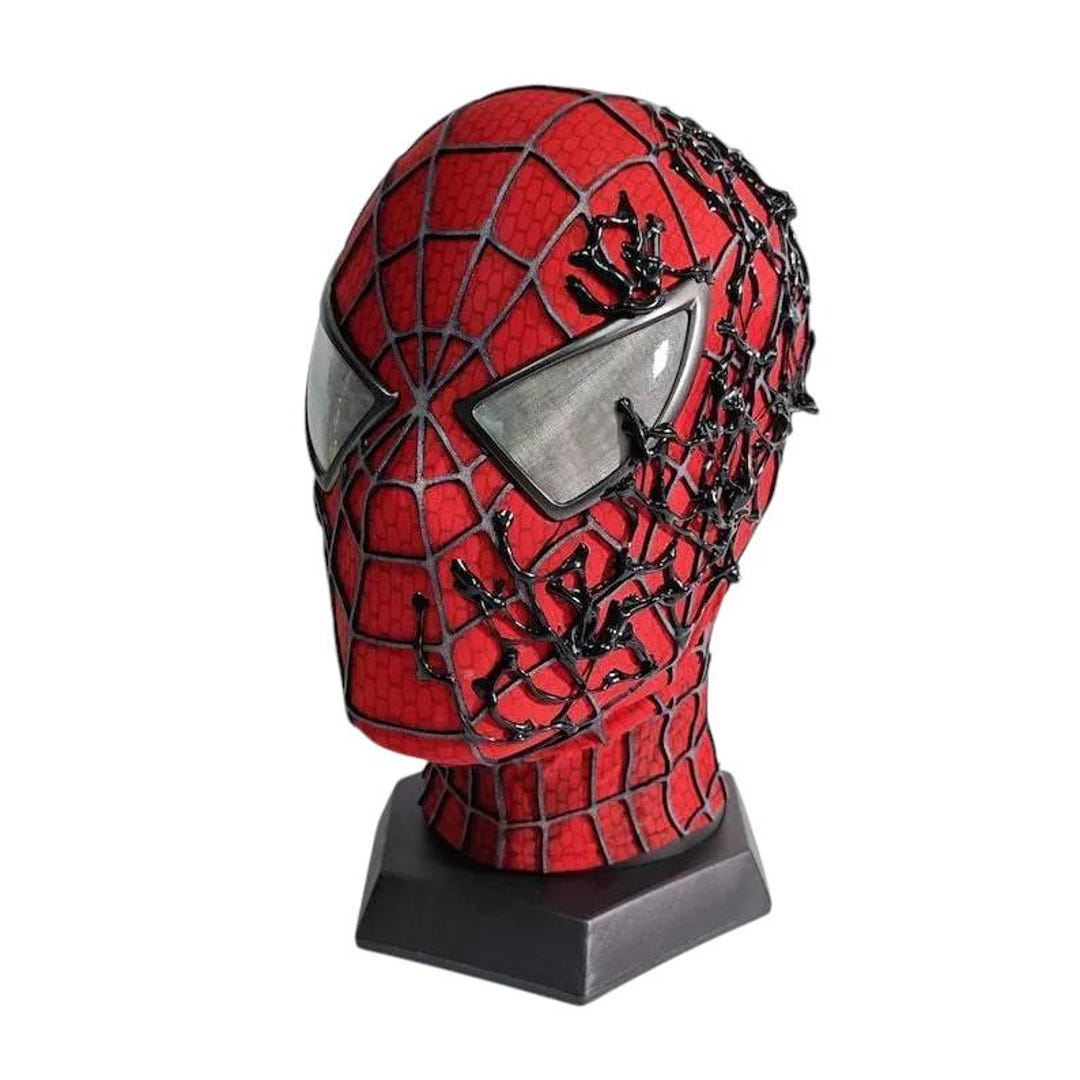 Black Spider Mask Venomized Spider-man - Etsy UK