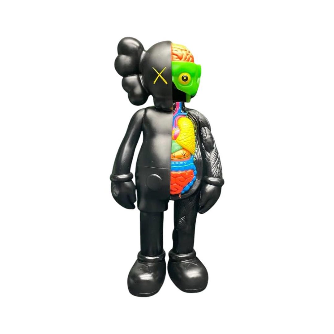 Inspired by KAWS Anatomy Doll Black Modern Art Sculpture Hypebeast ...