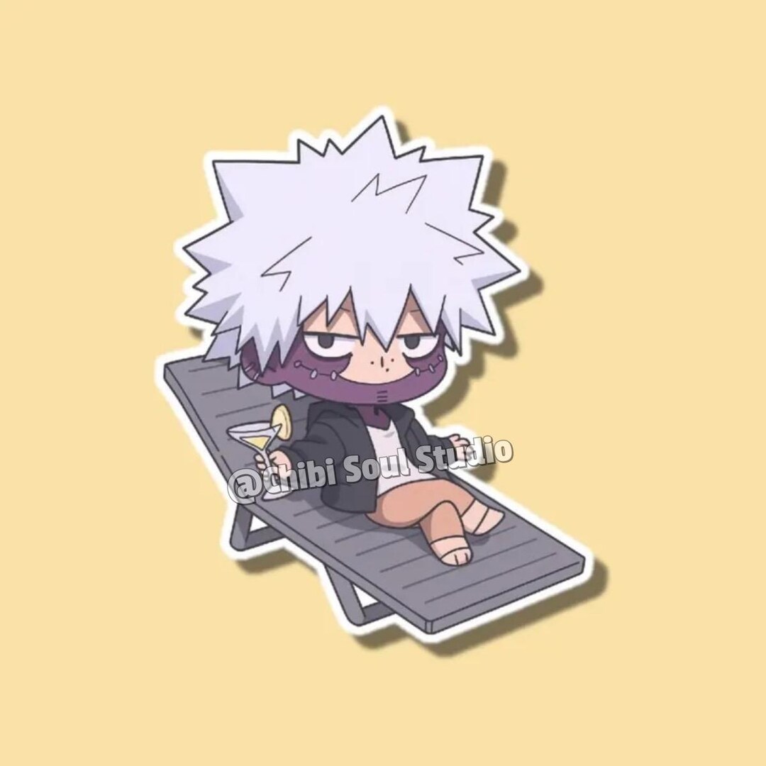 Chibi Dabi Digital Sticker – Hero Suit PNG Clipart | Anime Planner ...