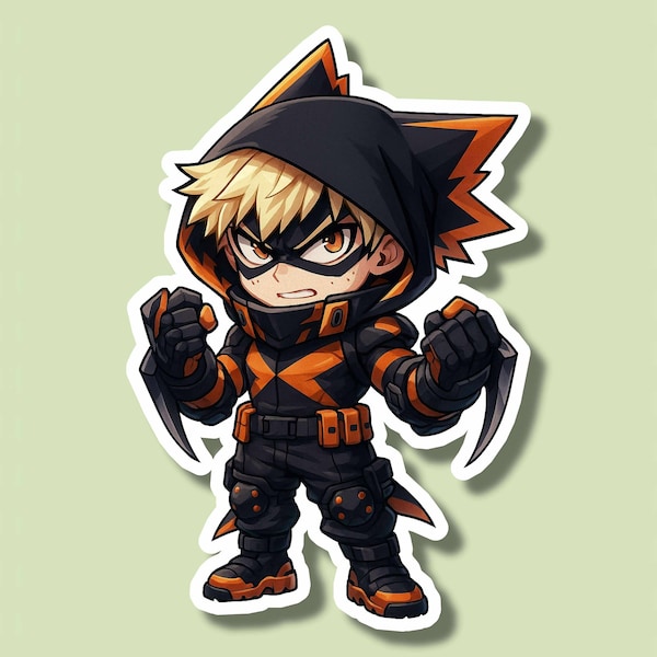 Bakugo Chibi - Etsy