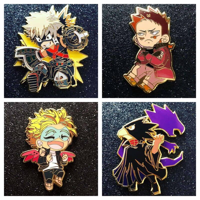 Anime Enamel Pins - Etsy