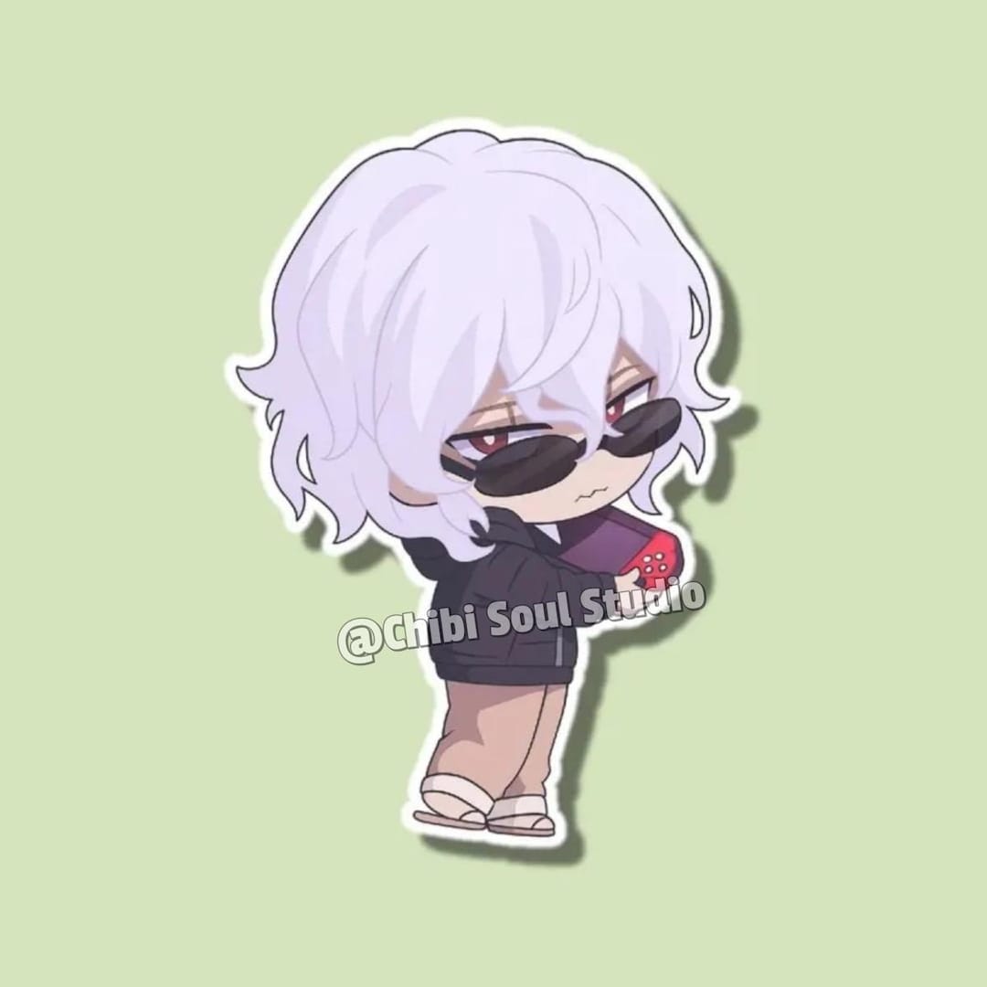 Chibi Shigaraki Digital Sticker – Hero Suit PNG Clipart | Anime Planner ...
