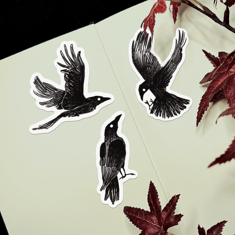 Raven in Japanese - Etsy UK
