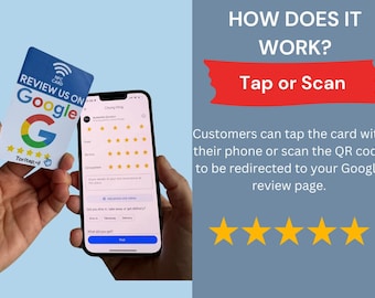 NFC Google Review Keyring.easy Fast Way to Increase Google Businesses ...