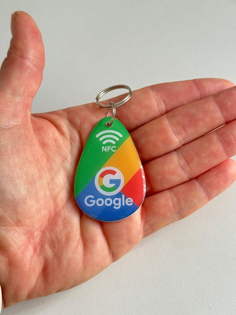 NFC Google Review Keyring.easy Fast Way to Increase Google Businesses ...