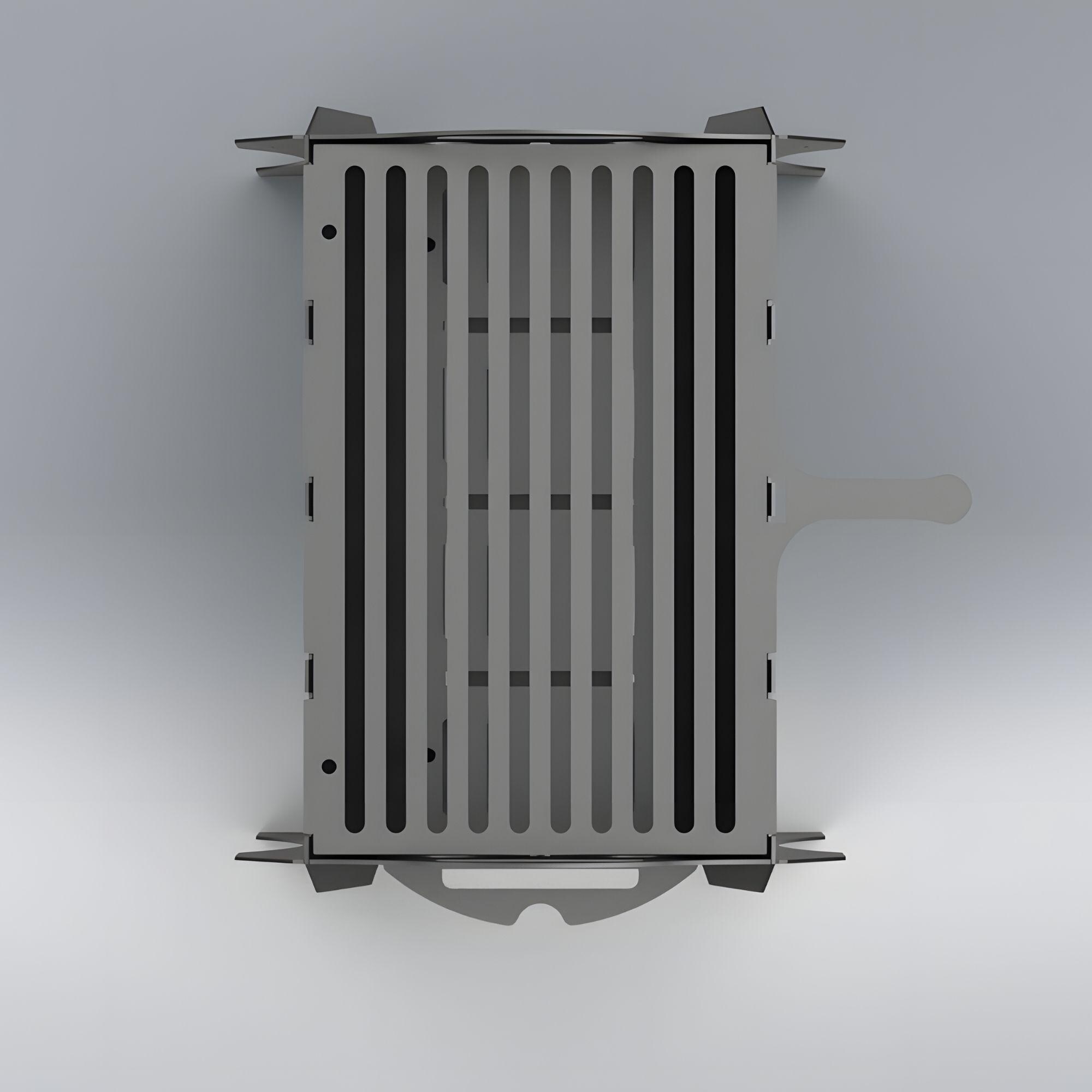 Outdoor Skull Bbq Fire Pit | Cnc Cut Grill | DXF DWG PDF Files ...