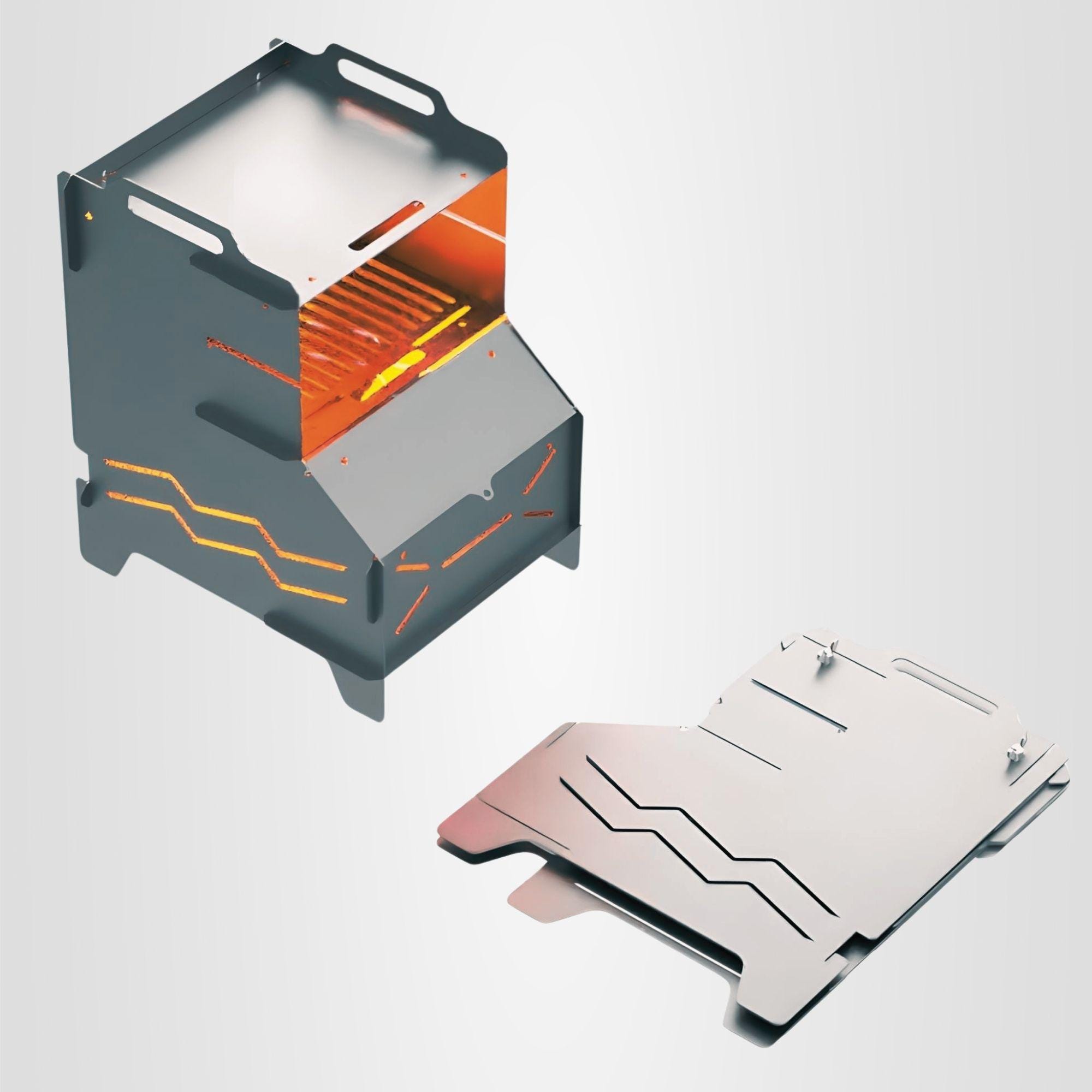 Collapsible Fire Pit for Camping, Dxf Files for Plasma and Laser ...