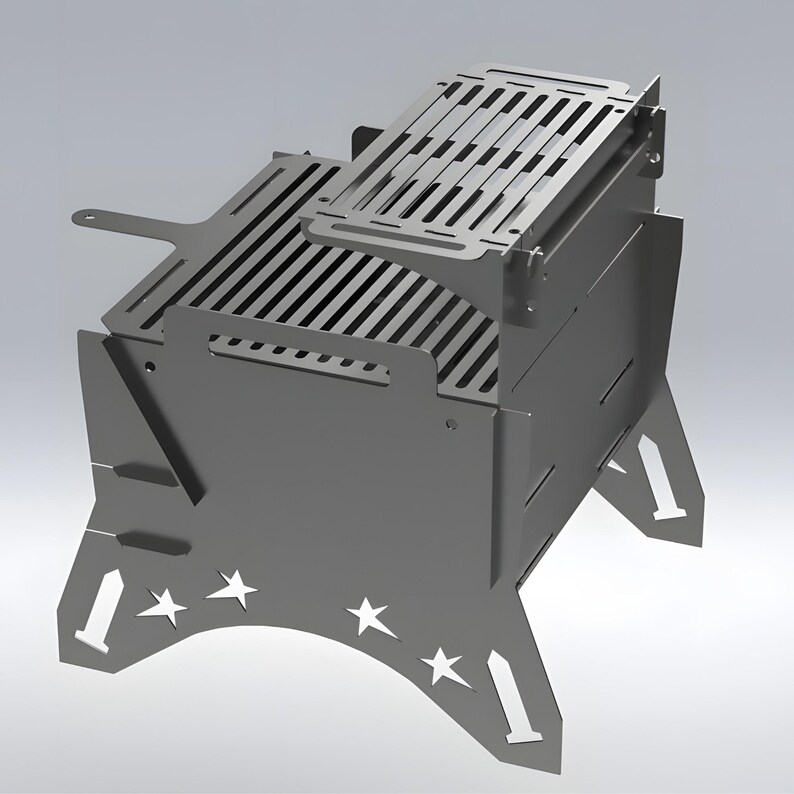 3 Sets Instantly Dxf File,fire Pit BBQ, Barbecue File, Dxf Files for ...