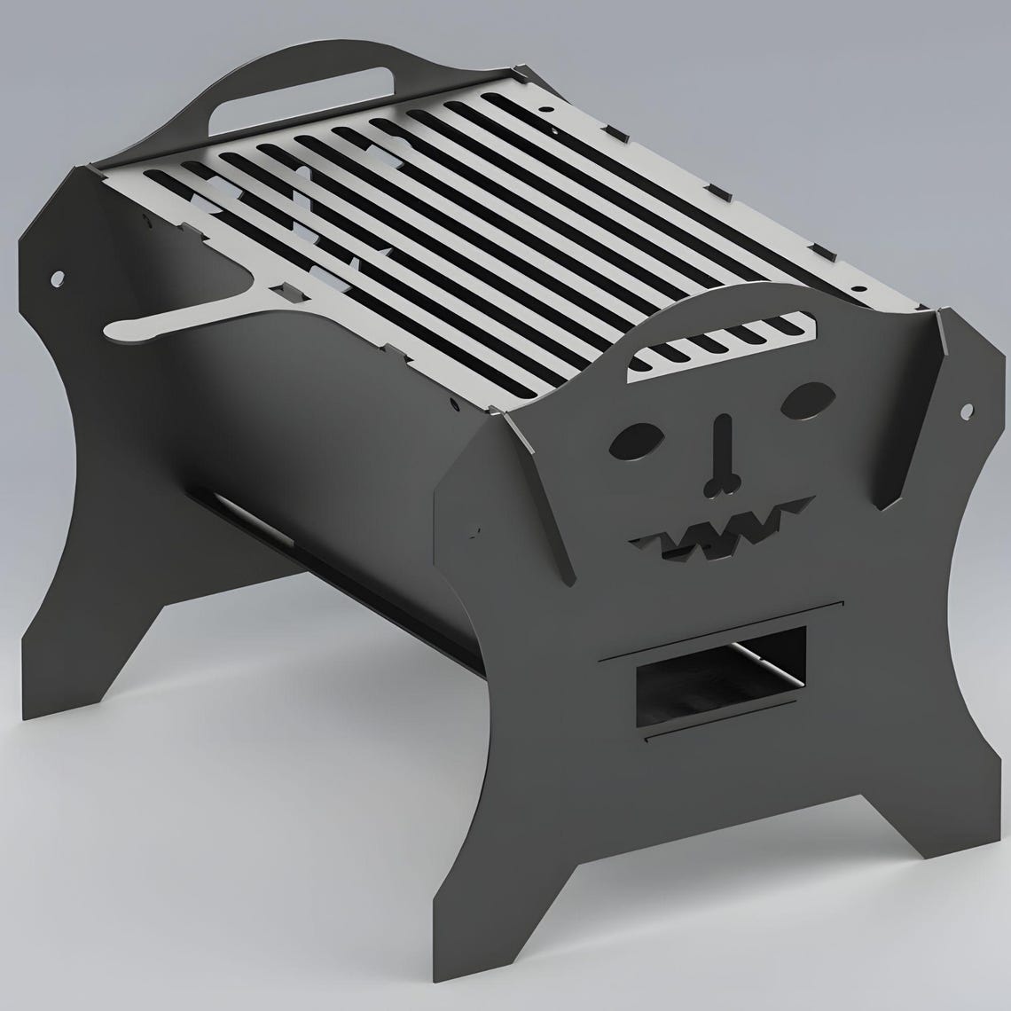 3 Sets Instantly Dxf File,fire Pit BBQ, Barbecue File, Dxf Files for ...