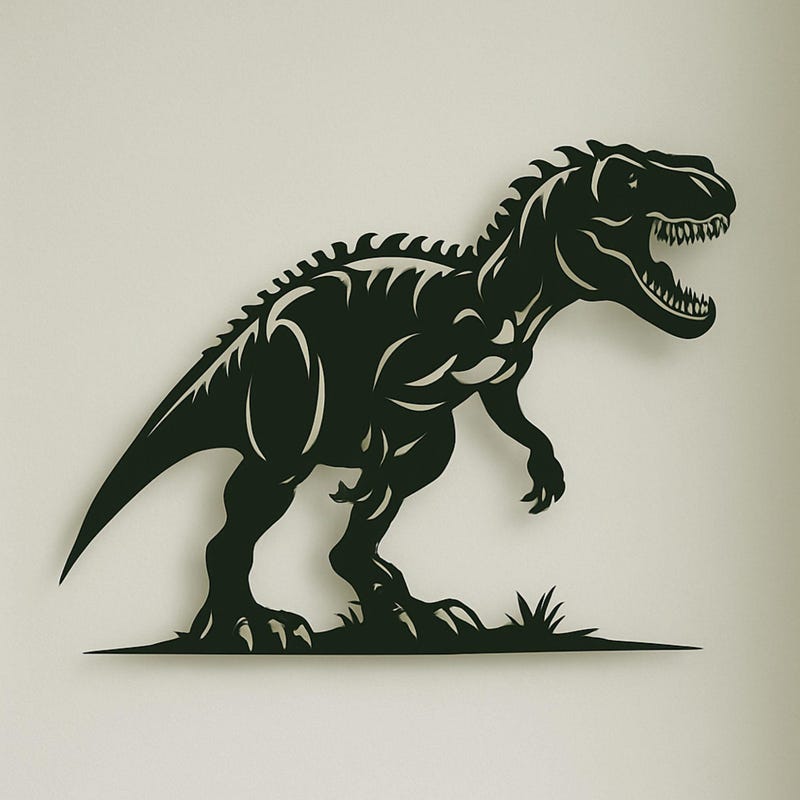 Dinosaur Dxf - Etsy