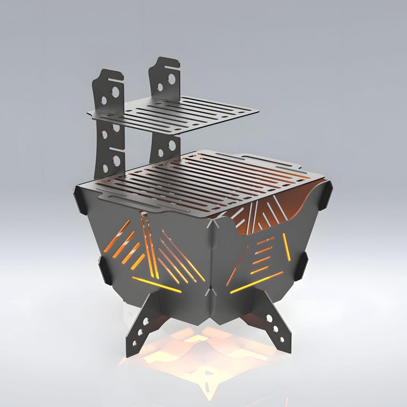 3 Sets Instantly Dxf File,fire Pit BBQ, Barbecue File, Dxf Files for ...