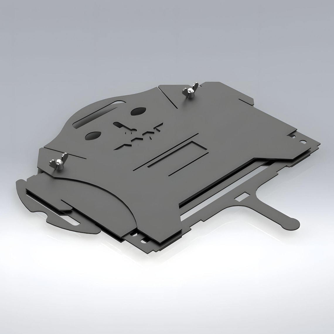 Outdoor Skull Bbq Fire Pit | Cnc Cut Grill | DXF DWG PDF Files ...