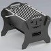 Outdoor Skull Bbq Fire Pit | Cnc Cut Grill | DXF DWG PDF Files ...