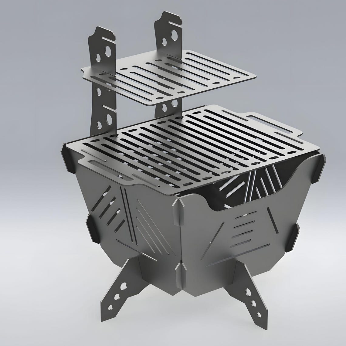 3 Sets Instantly Dxf File,fire Pit BBQ, Barbecue File, Dxf Files for ...