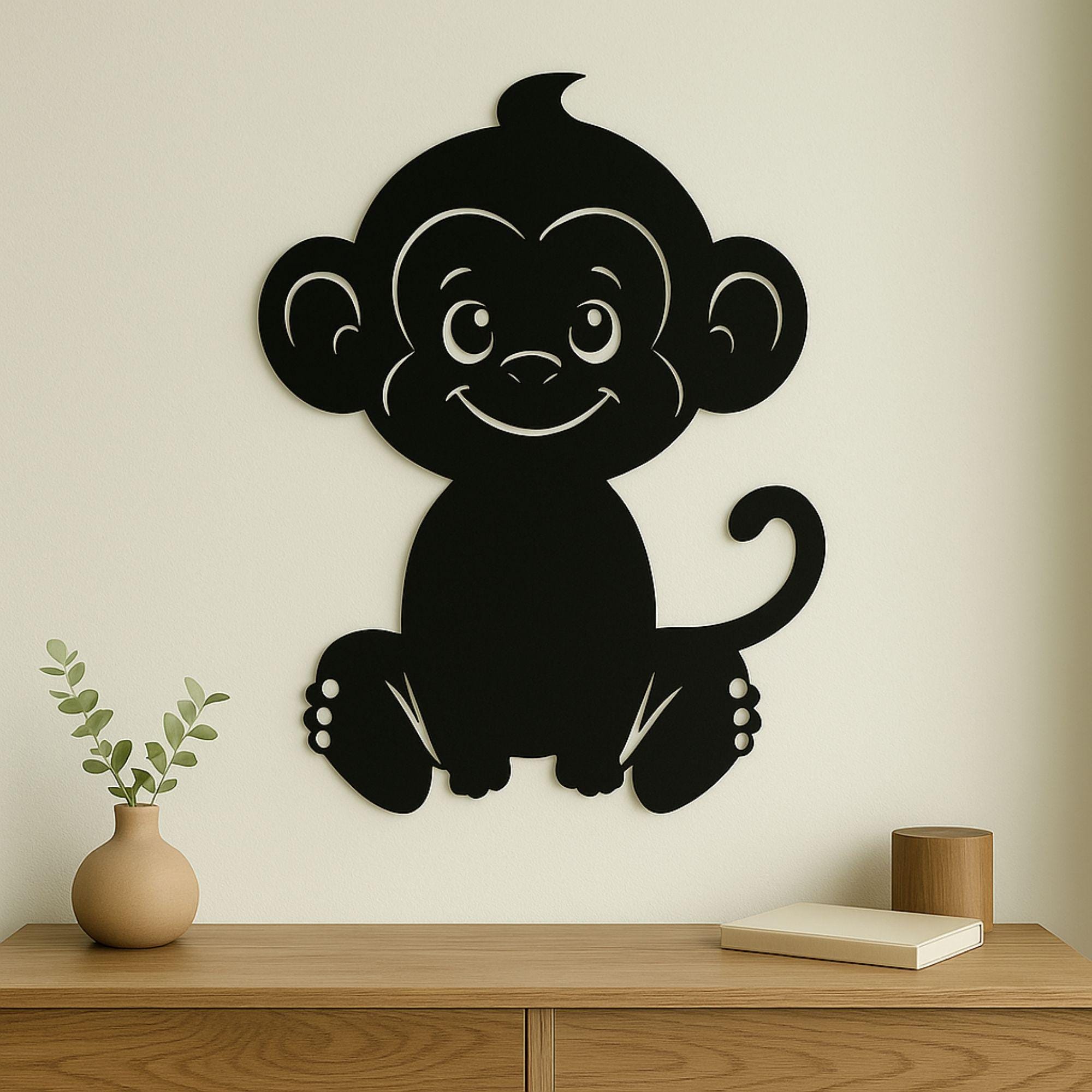 Monkey Metal Wall Art, CNC Laser Cut File (digital Download - Etsy
