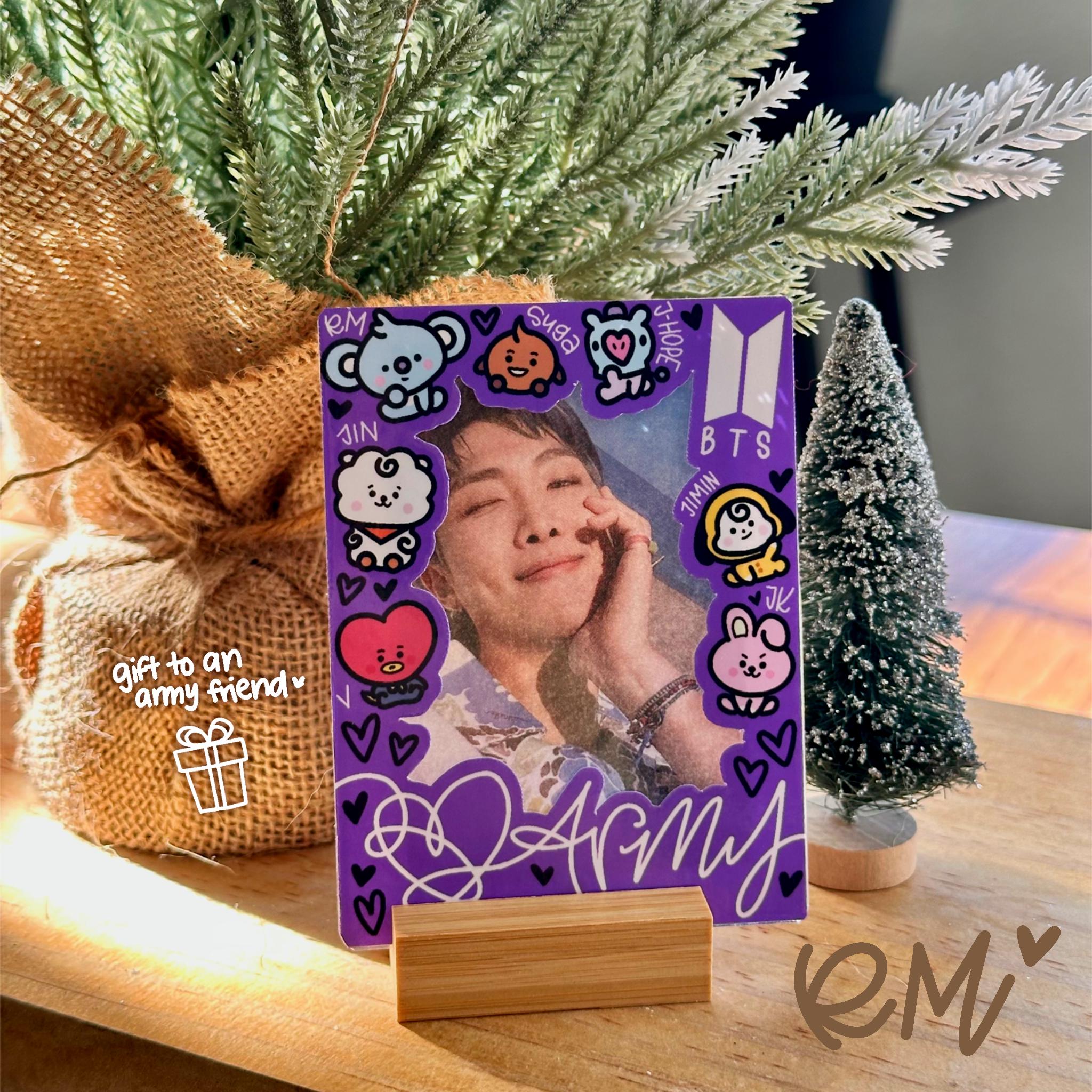 BTS Photocard Display - Etsy