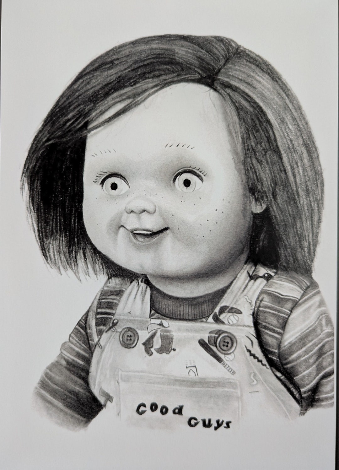 A4 Horror Chucky Artwork Print From Childs Play, From the Original ...
