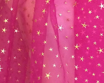 Star Sheer Fabric - Etsy