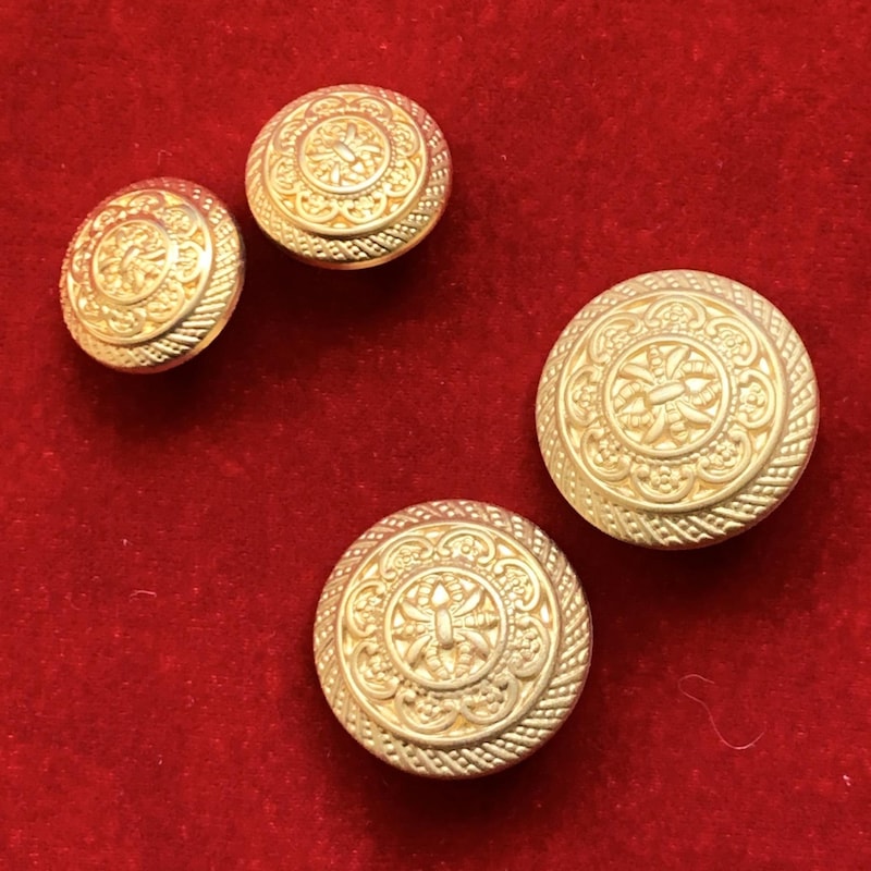 Embossed Buttons - Etsy