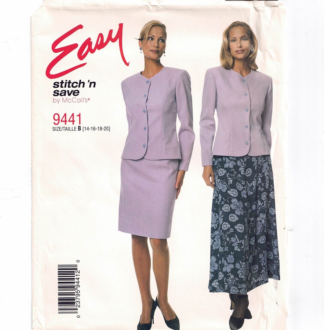 Learn to Sew With Mccall's Easy Stitch 'n Save Pattern - Etsy