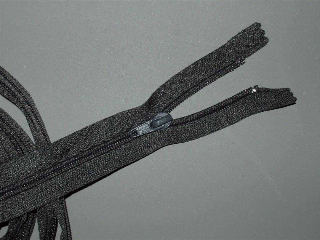 135" Extra Long Zipper Heavy Duty Polyester Coil XXL in Navy, Dark Gray ...