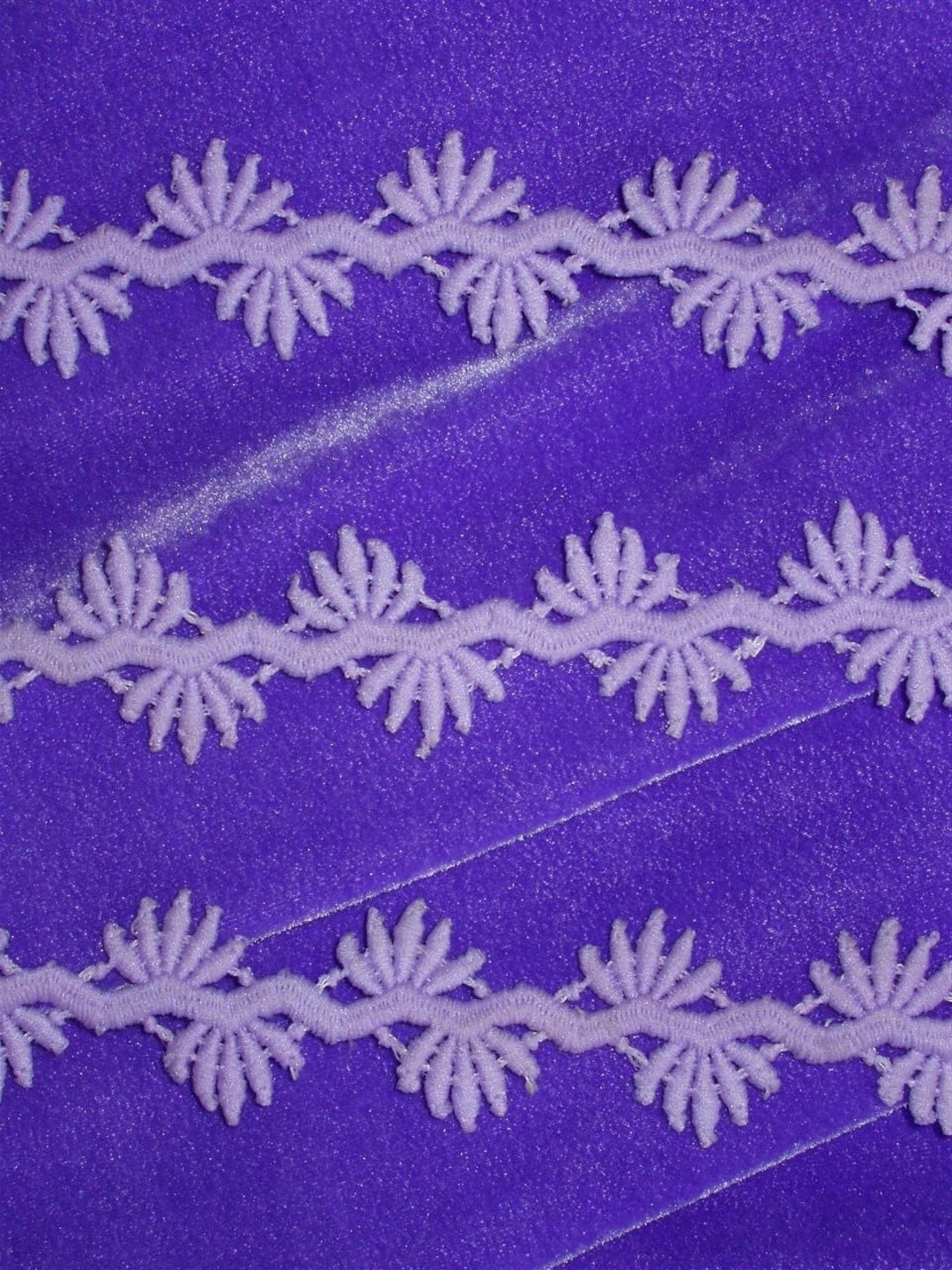 2 1/8 Yards X 1" Wide Vintage Lavender Lace Trim Made in England ...
