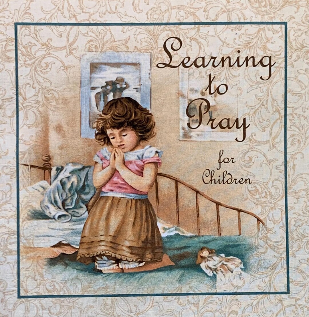 Fabric Panel Cloth Prayer Book or Quilt Blocks 45 Wide All Cotton ...