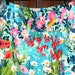 Floral A-line Skirt, Red Poppy Print, Custom Made - Etsy