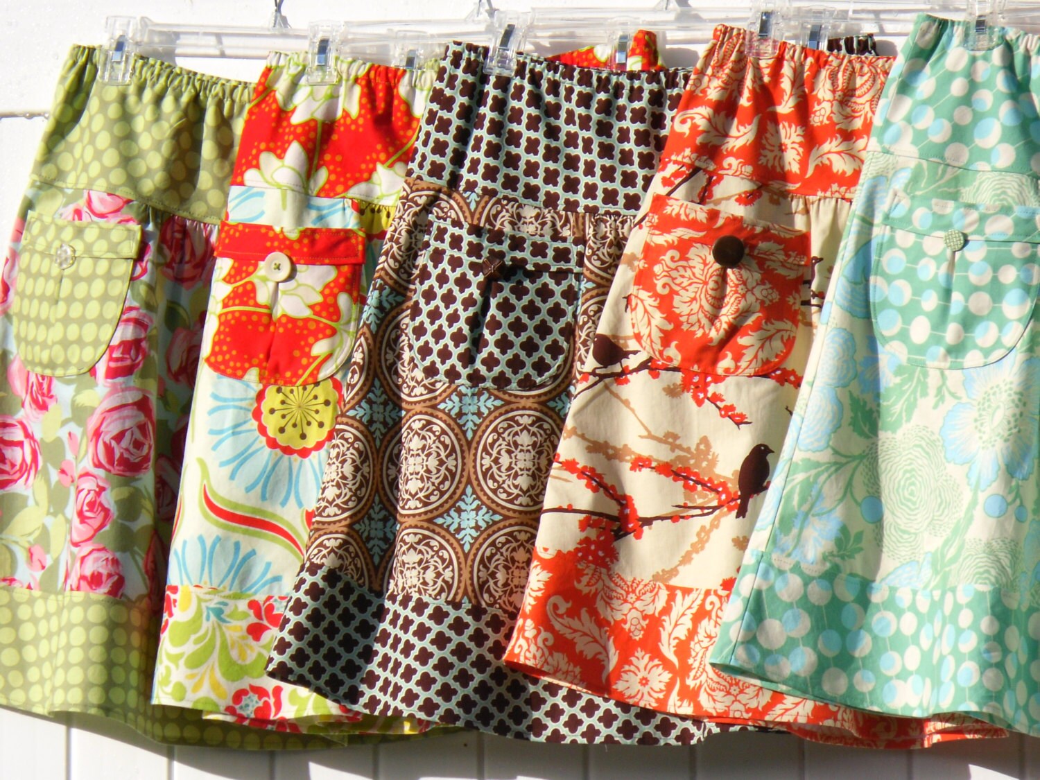 Custom Skirt With A Pocket Semi Gathered A Line Skirt Design - Etsy